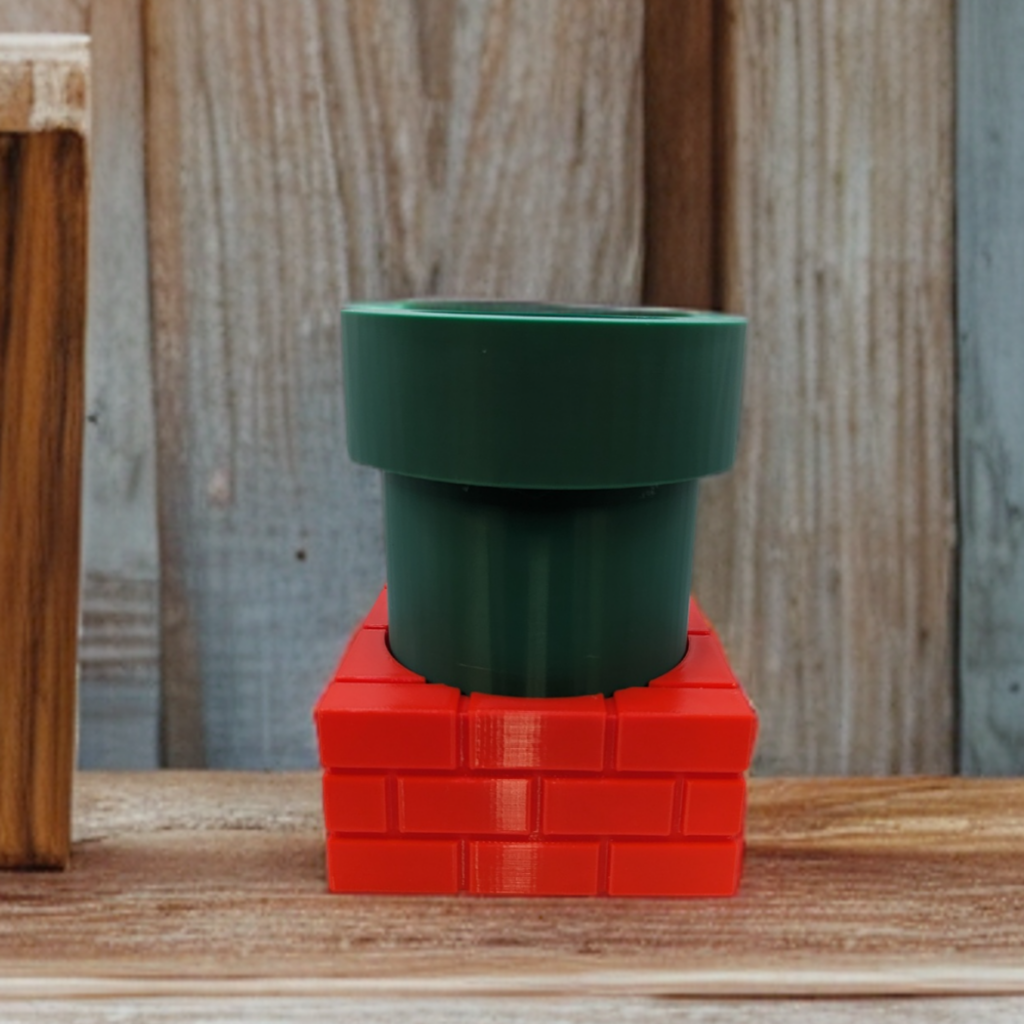 Super Mario Warp Tube 3D-Printed Planter - Wild Buds 3D Printed Planters